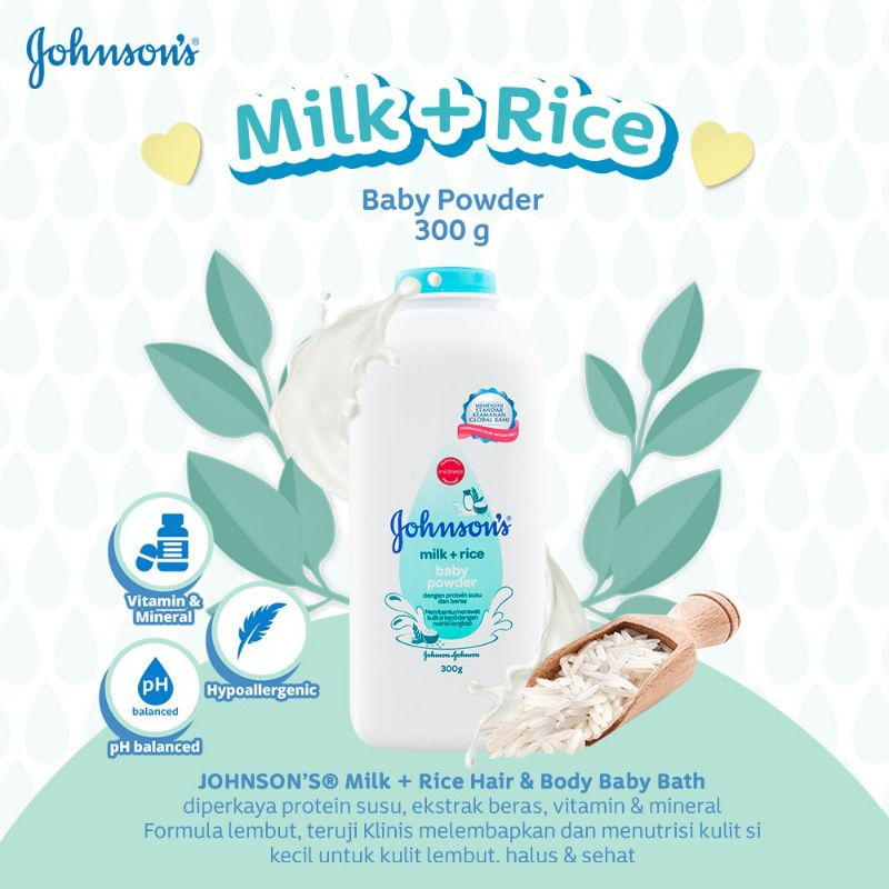 Jual Johnsons powder milk + rice 300g | Shopee Indonesia