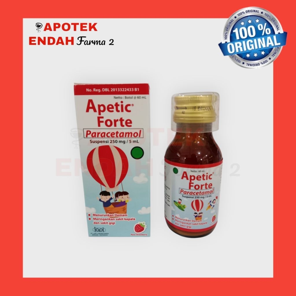Jual APETIC FORTE SIRUP 250mg UNTUK DEMAM ANAK | Shopee Indonesia