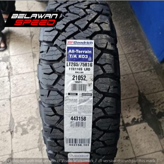 Jual Ban mobil kualitas premium BF Goodrich bfg All Terrain T/A KO3 265 ...