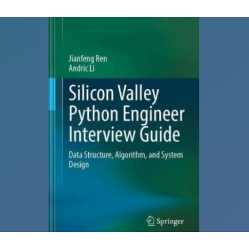 Jual Buku Silicon Valley Python Engineer Interview Guide: Data ...