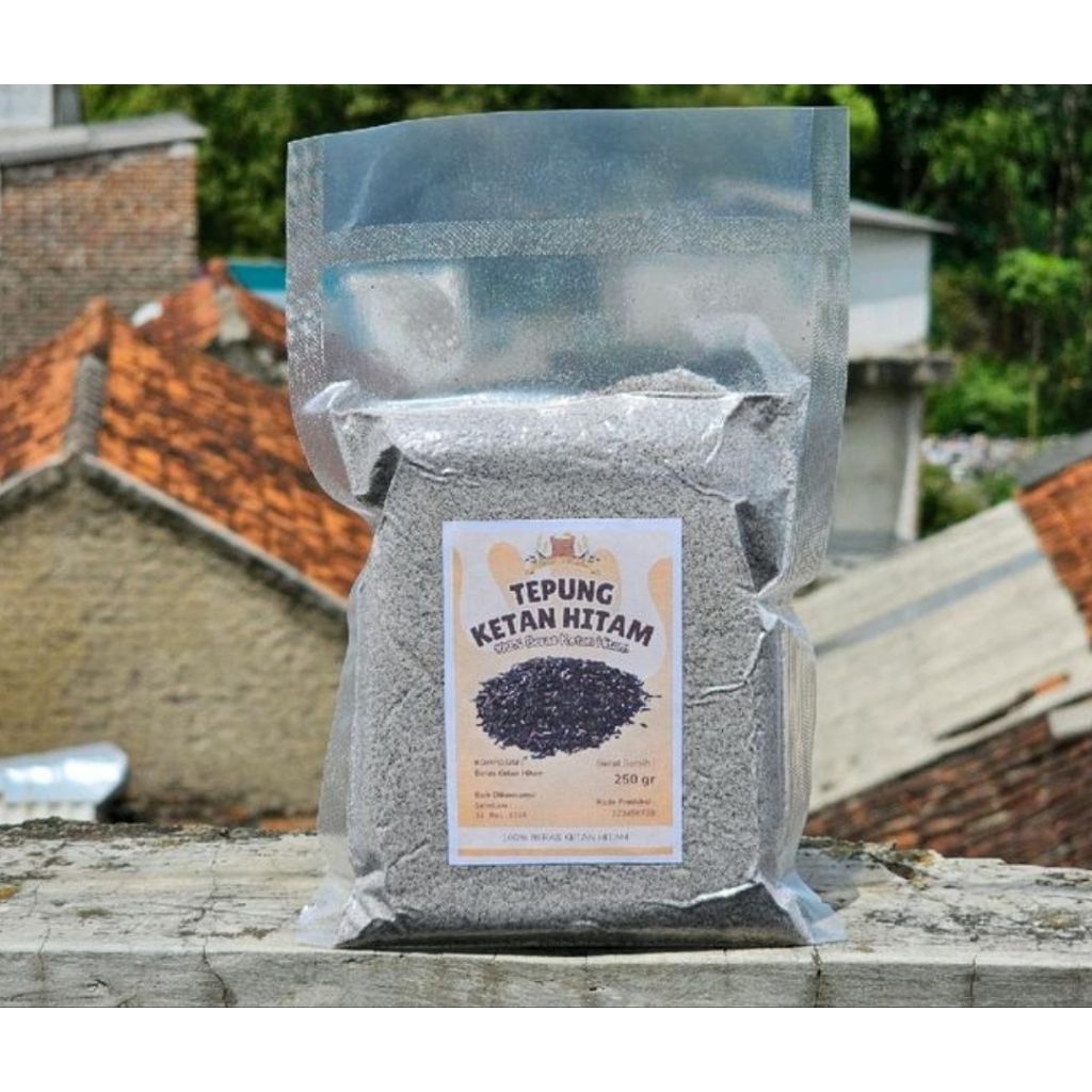 Jual tepung.ketan.hitam.asli.kemasan.500gr. | Shopee Indonesia