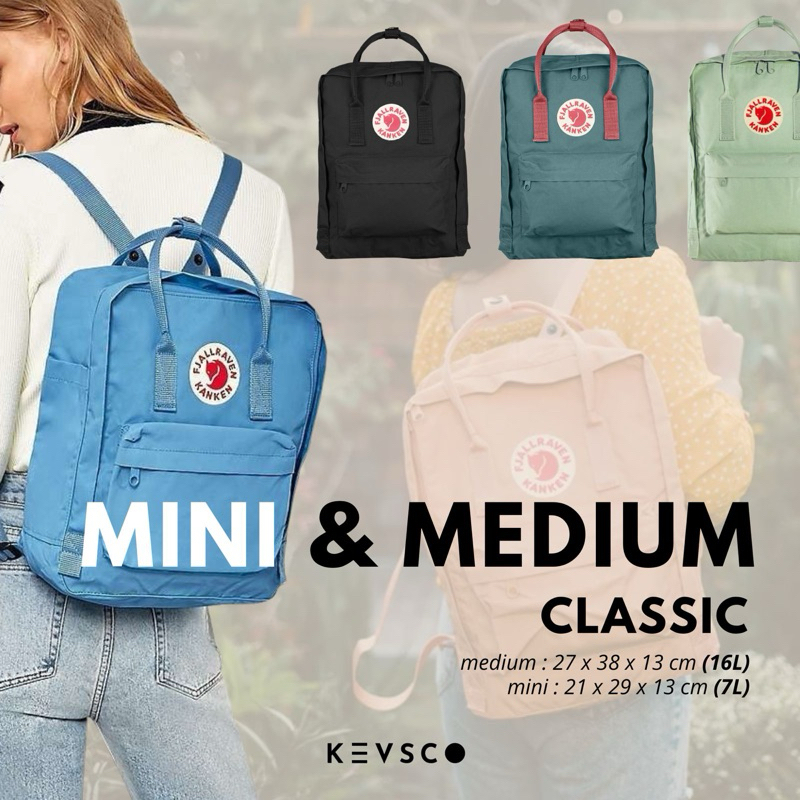 Jual [READY/COD] Tas Ransel FJ KN Mini Medium Classic - tas kanken ...