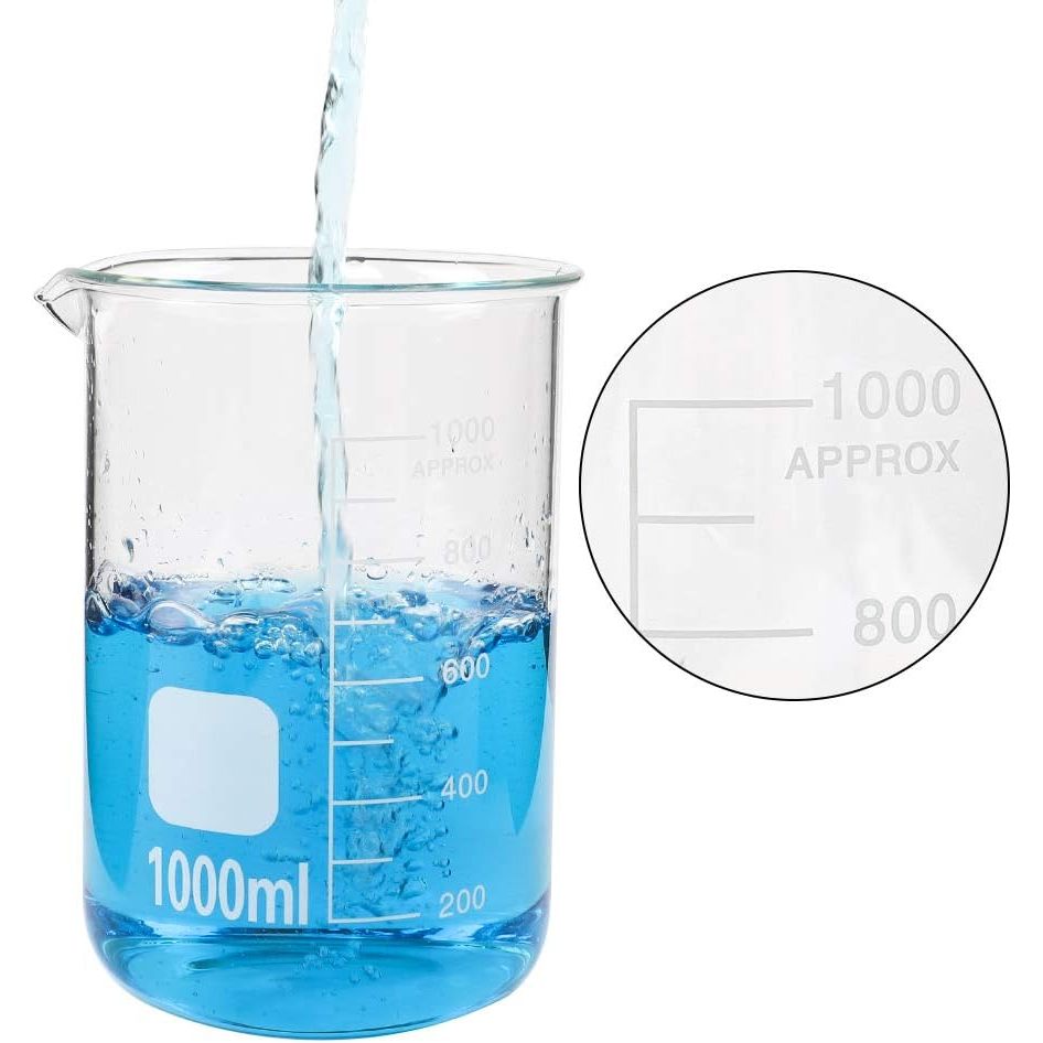 Jual Gelas Ukur Lab Kimia Multifungsi Borosilicate Glass / Gelas Ukur ...