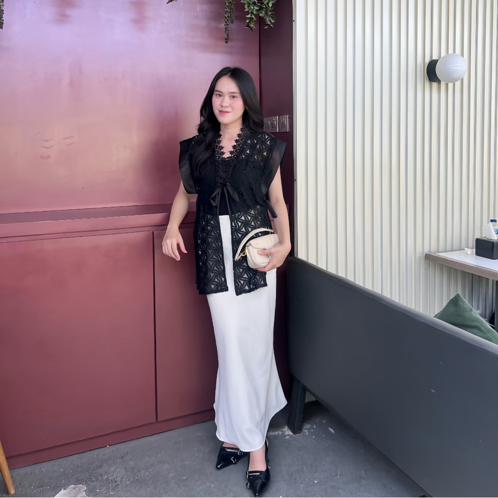 Jual Yura Outer Brukat Vest Kondangan Outer Organza byvitafa.id ...