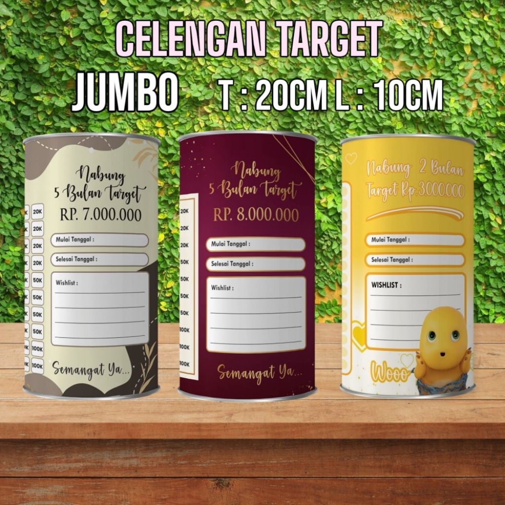 Jual Celengan Target Jumbo |Celengan Jumbo|Celengan Aesthetic|Celengan ...