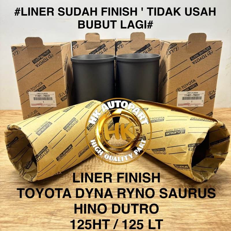 Jual LINER SET FINISH 125HT / 125LT ( MODEL RATA ) TOYOTA DINA DYNA ...