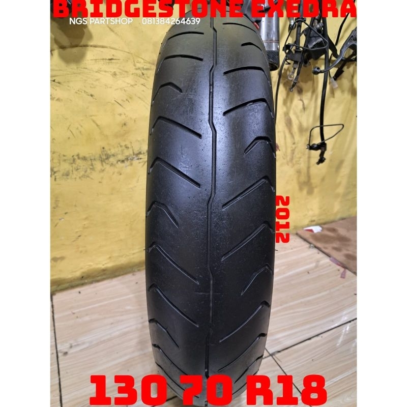 Jual ban bridgestone exedra g709 uk 130 70 ring 18 copotan th 2012 2nd eks limbah moge | Shopee ...
