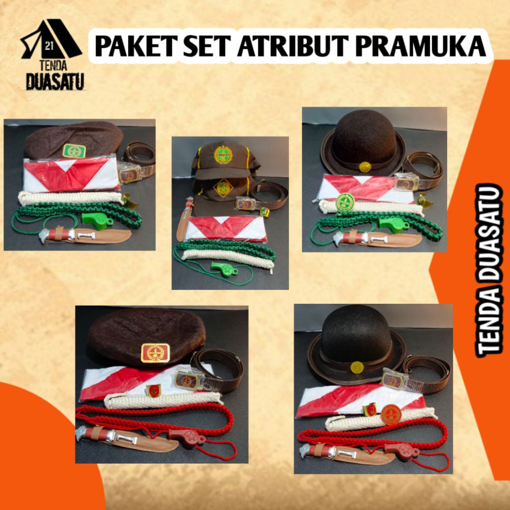 Jual Paket Set Atribut Pramuka Siaga Penggalang SD/SMP | Shopee Indonesia