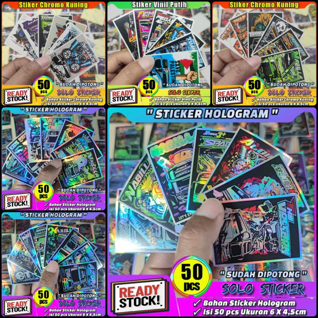 Jual 50 pcs STIKER BUS MANIA STICKER BIS VIRAL TELOLET TERBARU | Shopee ...