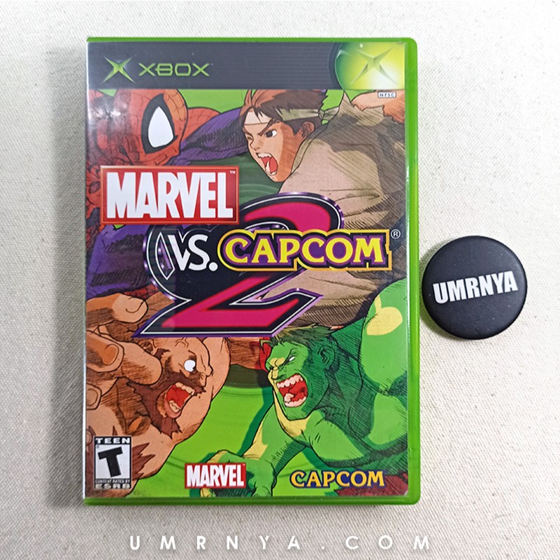 Jual Kaset Original Xbox Marvel Vs Capcom 2 Vs. X box US | Shopee Indonesia