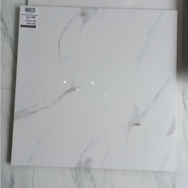 Jual GRANIT MERK MAHESA TIPE MONICA WHITE UKURAN 60X60 WARNA PUTIH ...