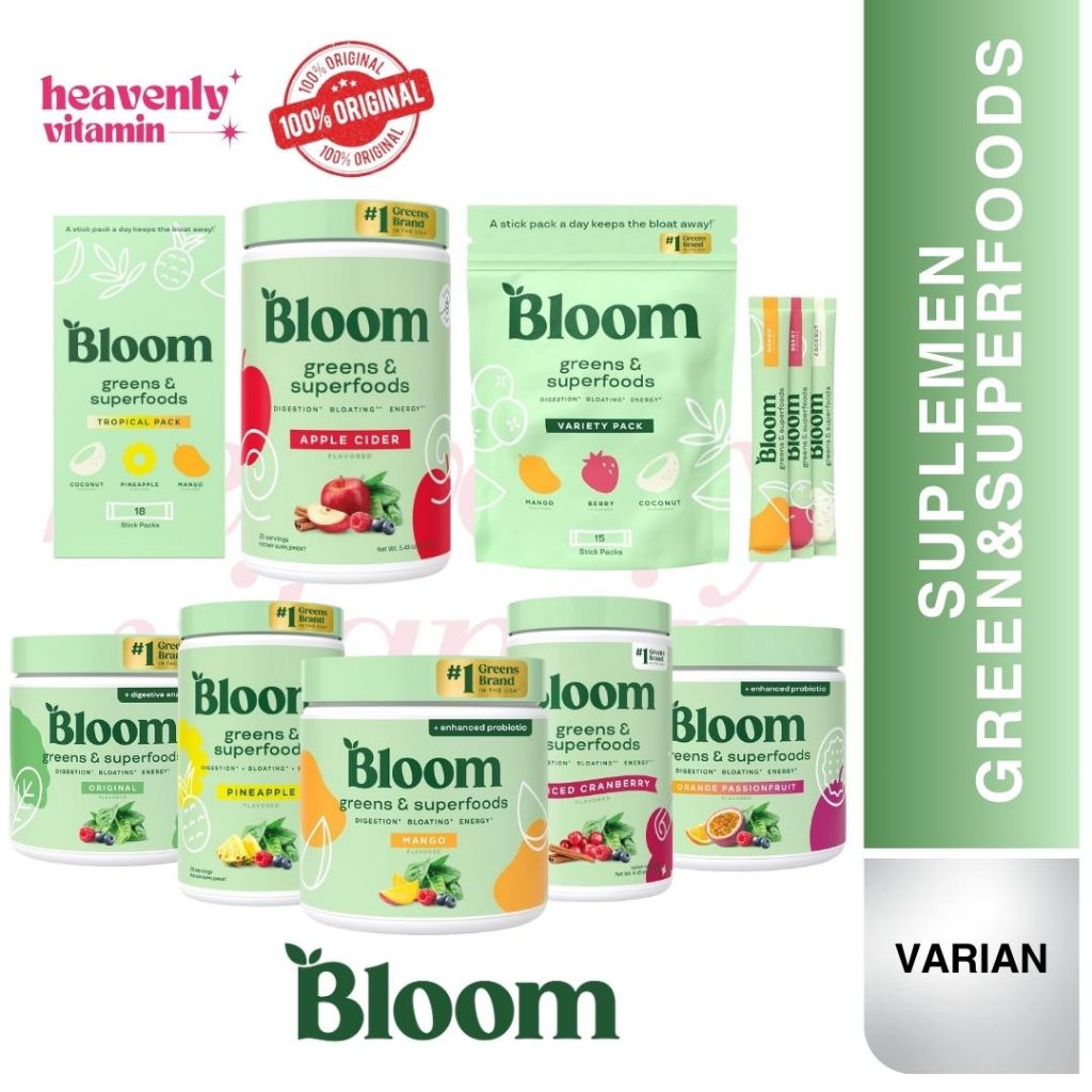 Jual Bloom Nutrition Greens and Superfoods Powder Juice Smoothies ...