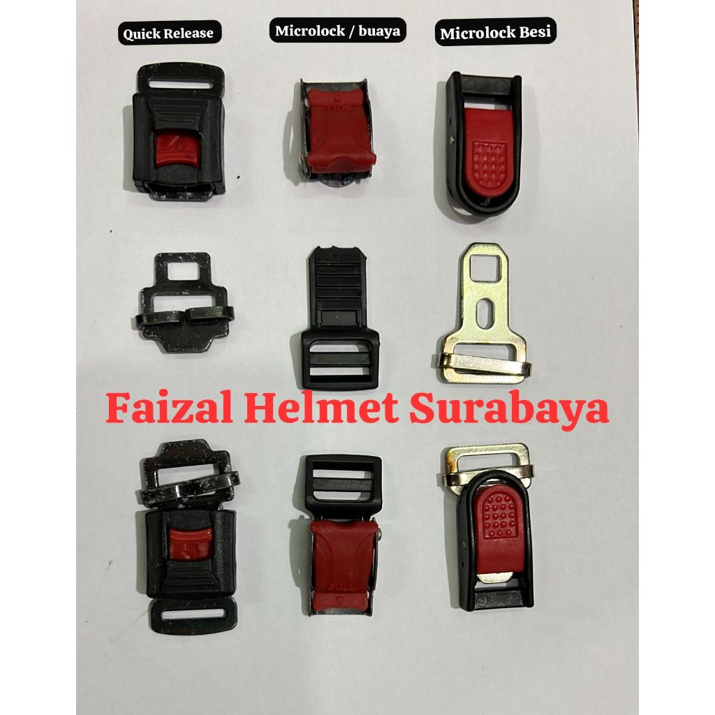 Jual Gesper Helm Buaya Microlock / Qiuck release Universal Pengunci ...