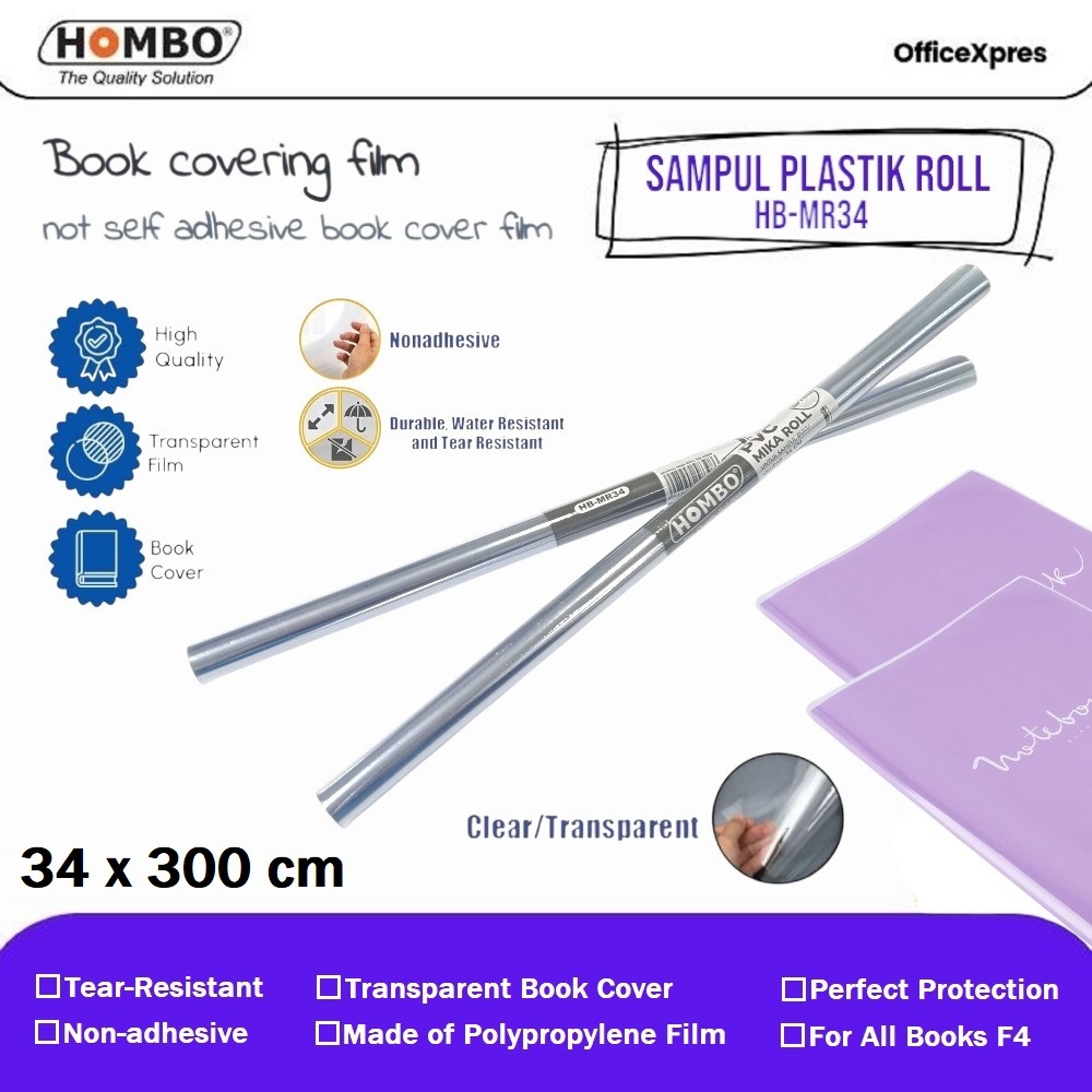 Jual Sampul Plastik Roll F4 / PVC MIKA Roll / Cover Book Plastic ...