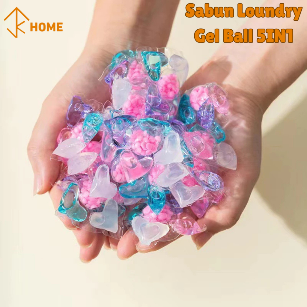 Jual JK Sabun Loundry Gel Ball 5IN1 Sabun Pembersih Pewangi Pelembut ...