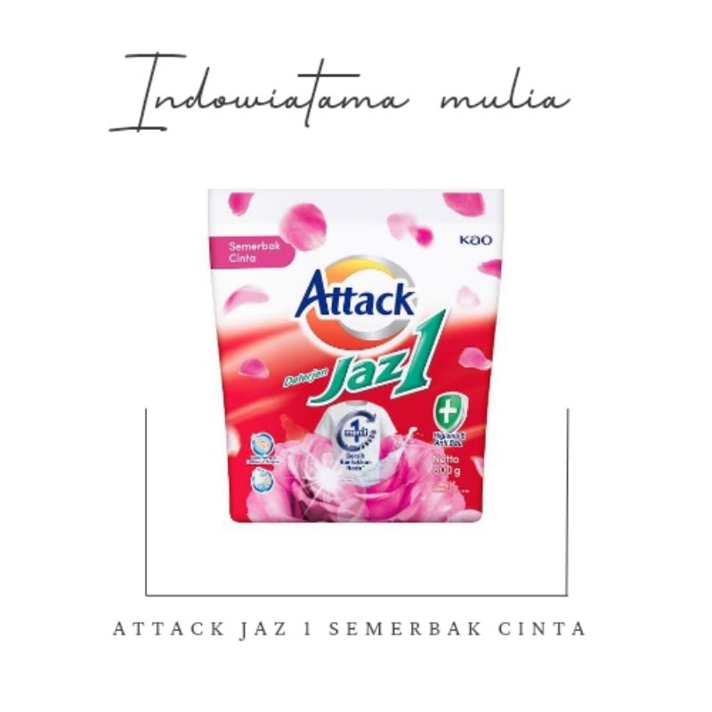 Jual ATTACK JAZ1 SEMERBAK CINTA 800G & GEL 700G | Shopee Indonesia