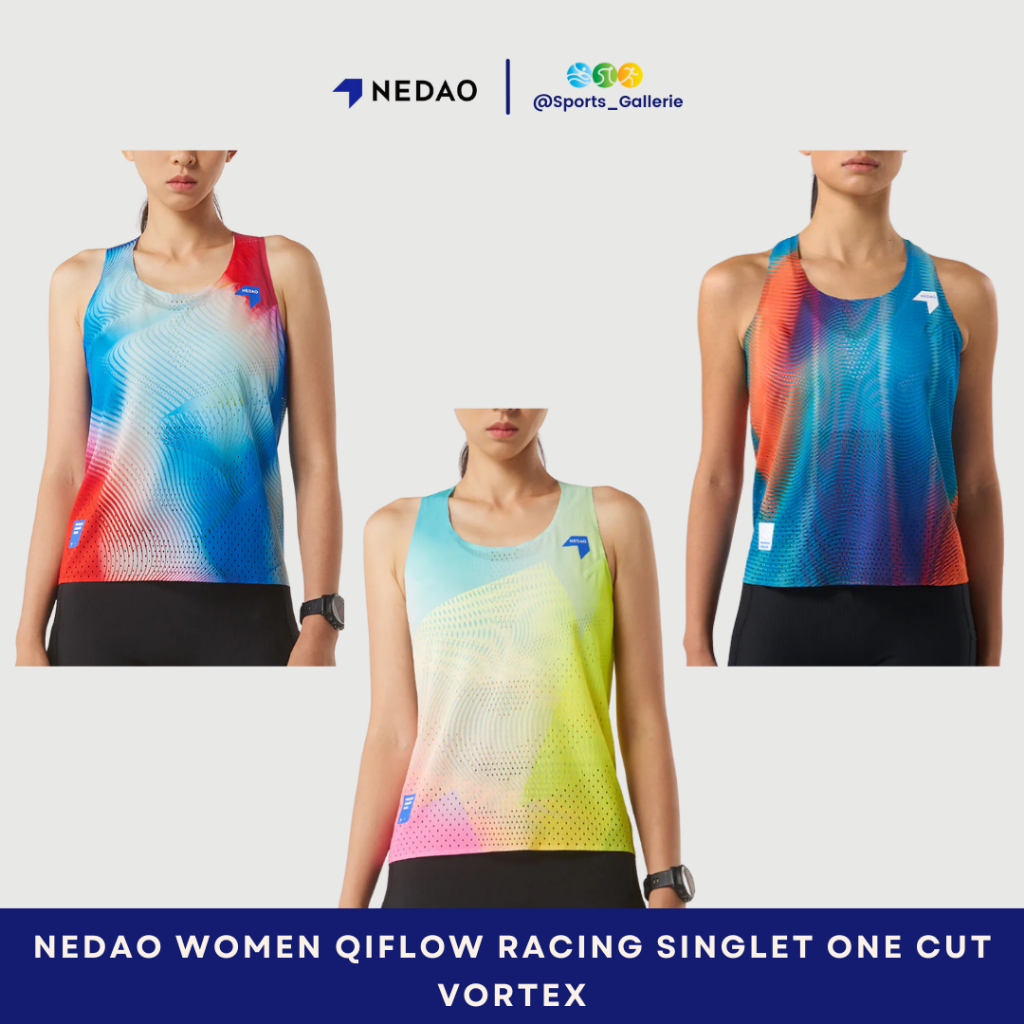 Jual NEDAO Women QiFlow Racing Singlet One Cut Vortex | Shopee Indonesia