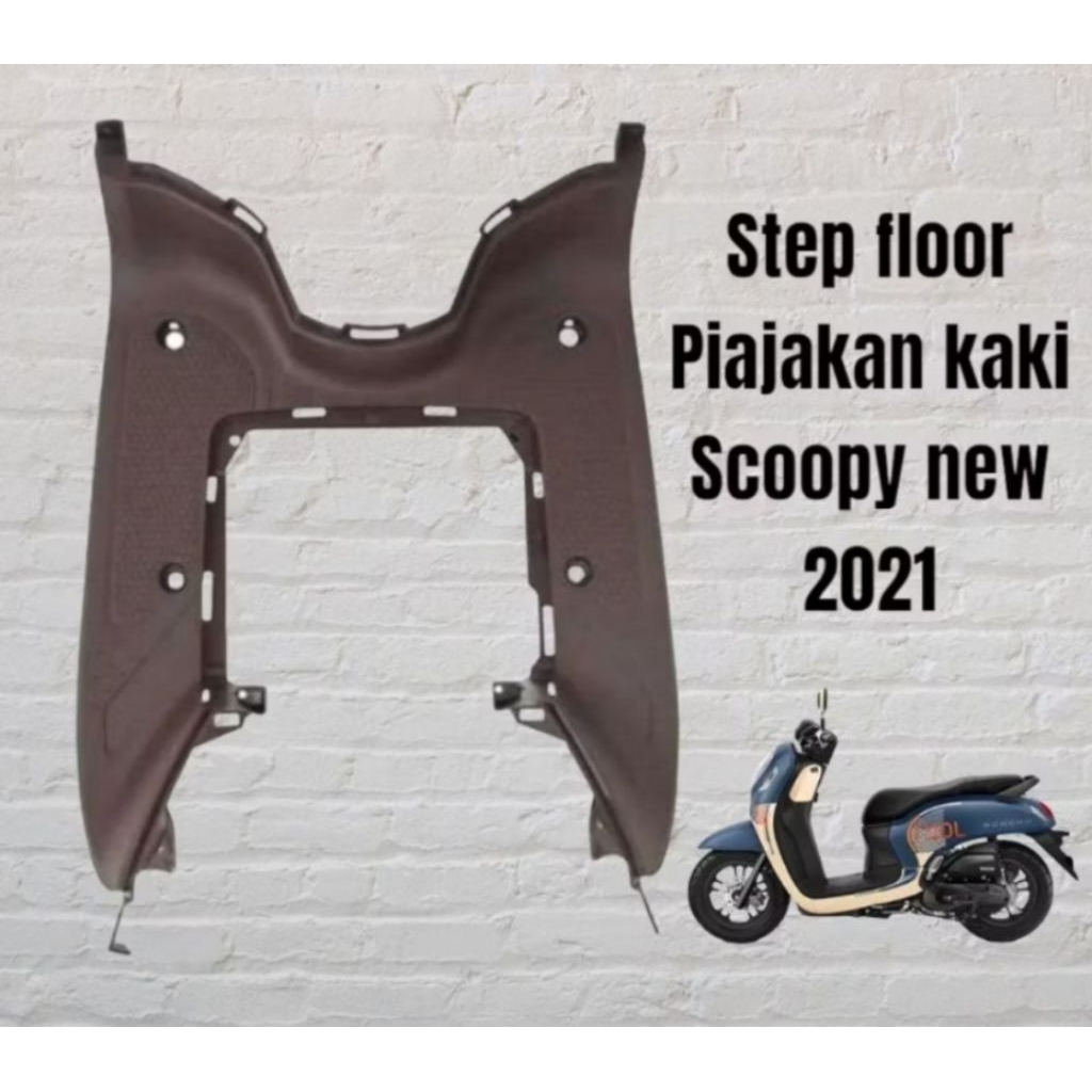 Jual bordes pijakan kaki dek lumpur honda scoopy new prestige 2020 - 2022 | Shopee Indonesia