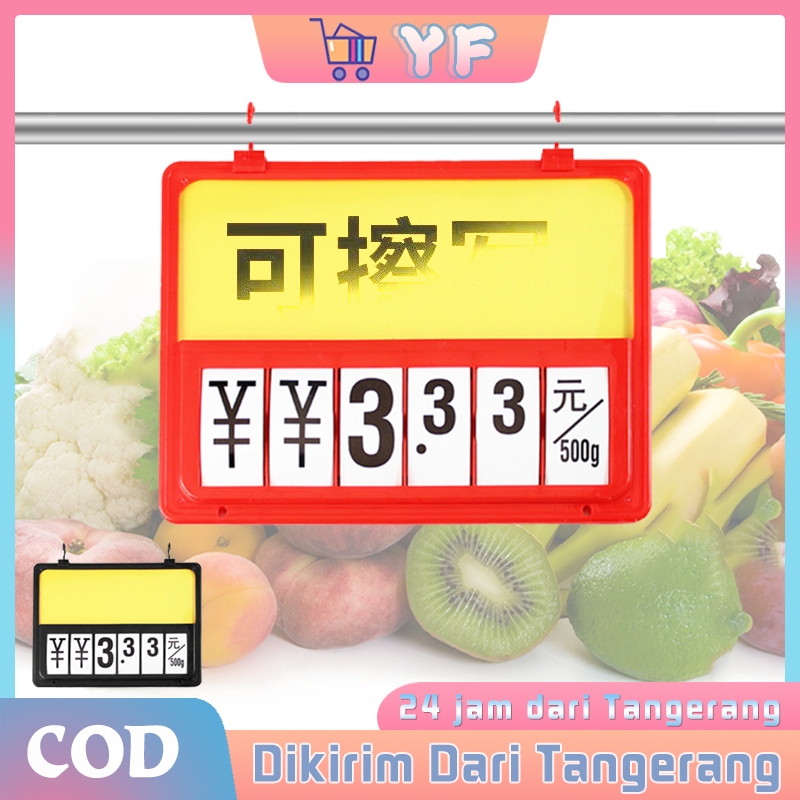 Jual Label Harga Supermarket Gantung / Kertas Harga Promo / Papan ...