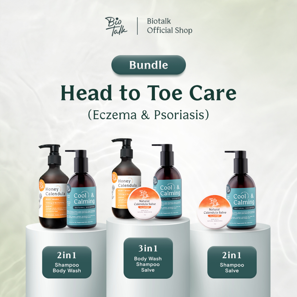 Jual Biotalk Bundle Head to Toe Care (Eczema & Psoriasis) | No SLS/SLES ...