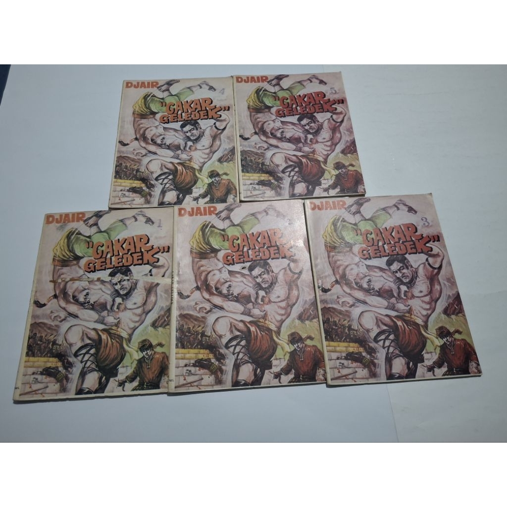 Jual Komik silat jadul asli CAKAR GELEDEK Jilid 1,2,3,4,5 Belum Tamat ...
