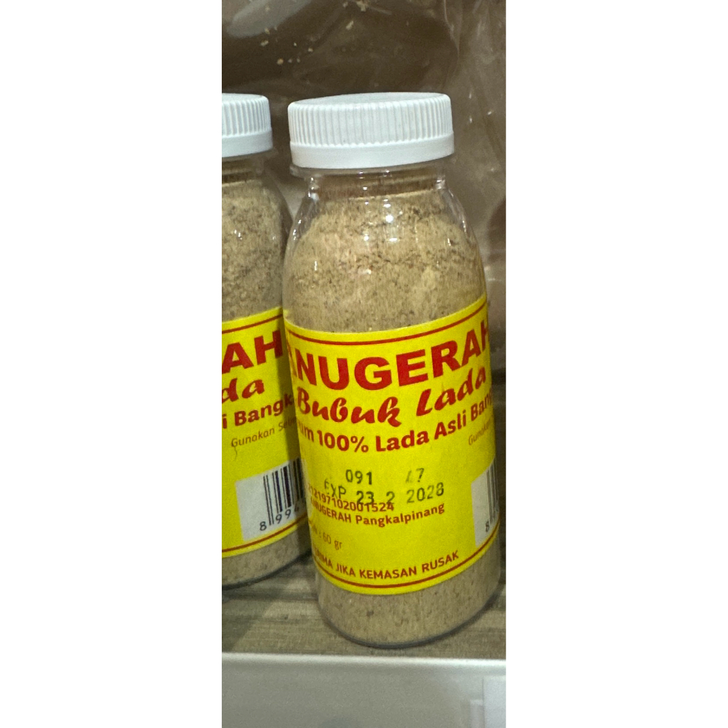 Jual LADA BUBUK ASLI BANGKA 60gram //MAKANAN KHAS BANGKA//OLEH-OLEH ...