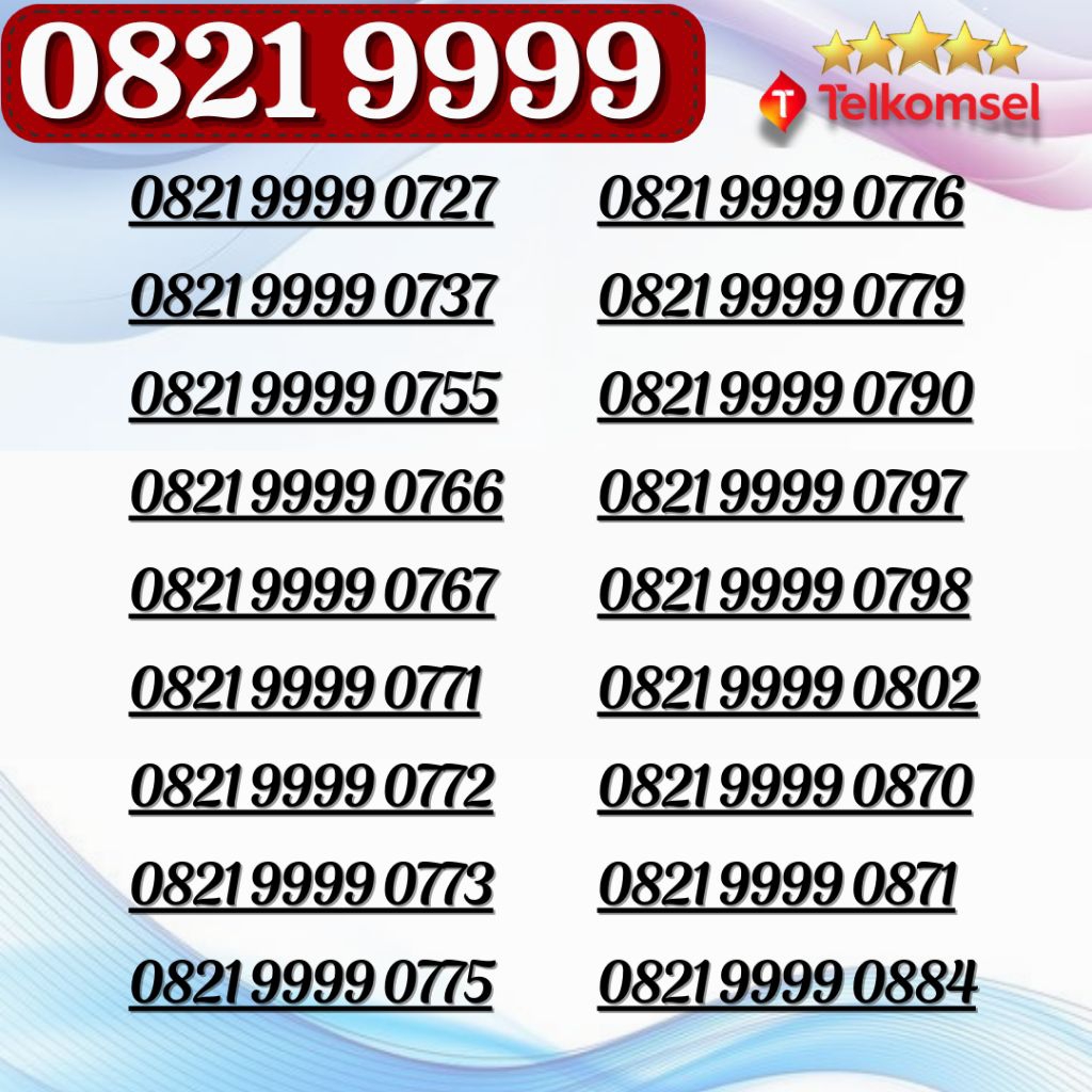 Jual Nomor Cantik Simpati 4G LTE/ 5G Kartu Perdana TElkomsel seri KWARTET | Shopee Indonesia