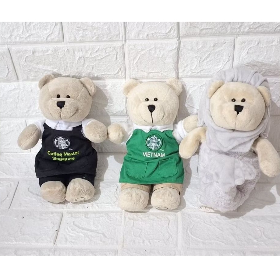 Jual boneka tedi starbuck starbucks coffee boneka maskot tedi teddy ...