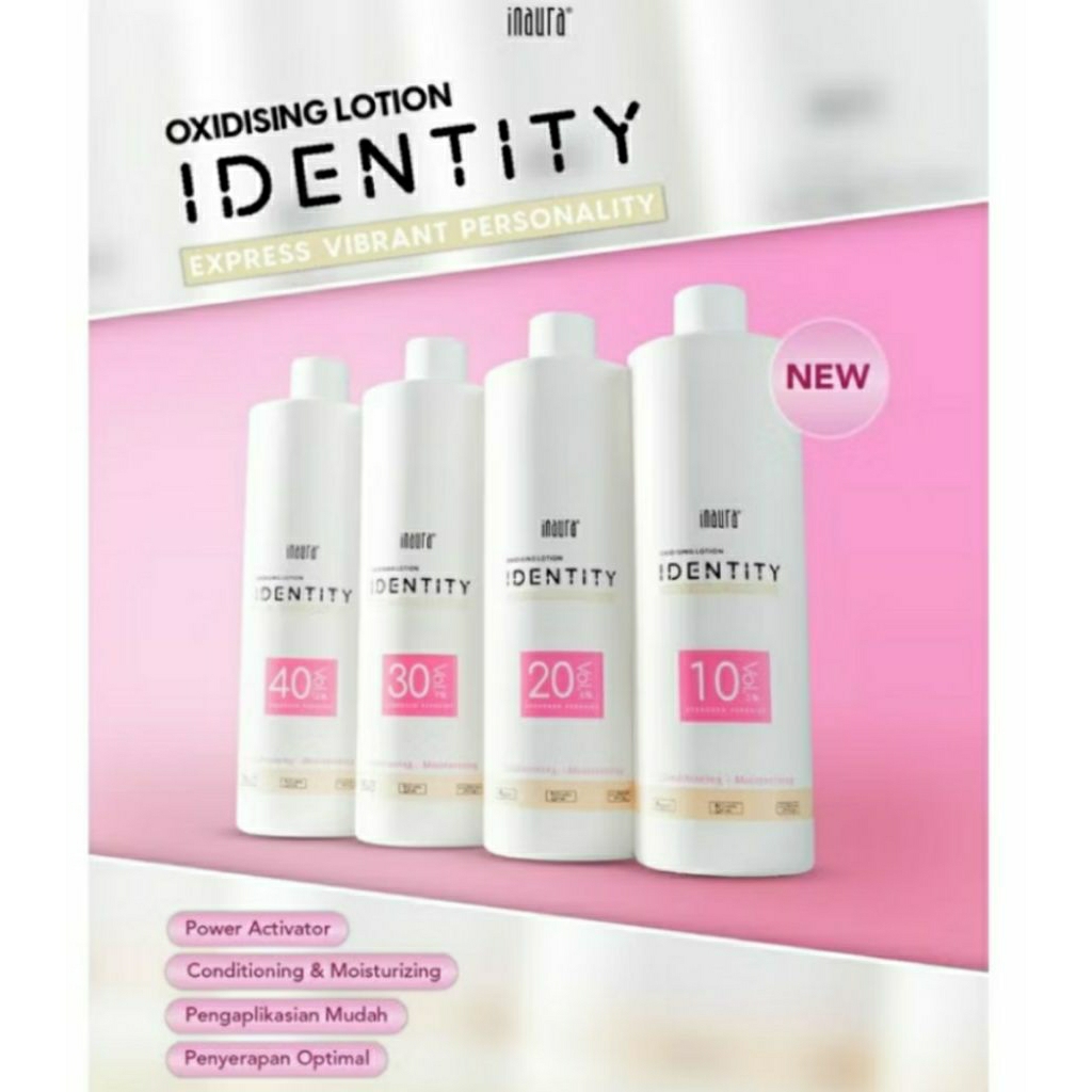 Jual IDENTITY INAURA Oxidant Campuran Cat/ Campuran Bleaching - 1000ml ...