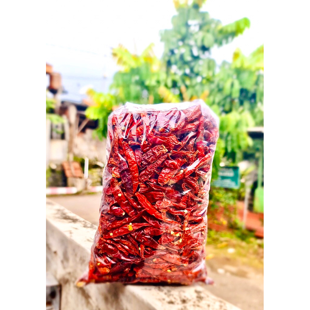 Jual Cabe Kering Teja Extra Pedas Tanpa Tangkai Kualitas Premium (500Gr ...