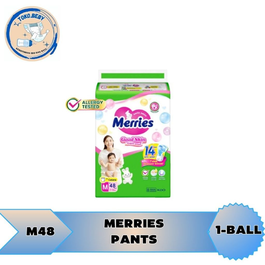 Jual Merries Pants Good Skin Jumbo M48/L42/XL38/toko.beby | Shopee ...