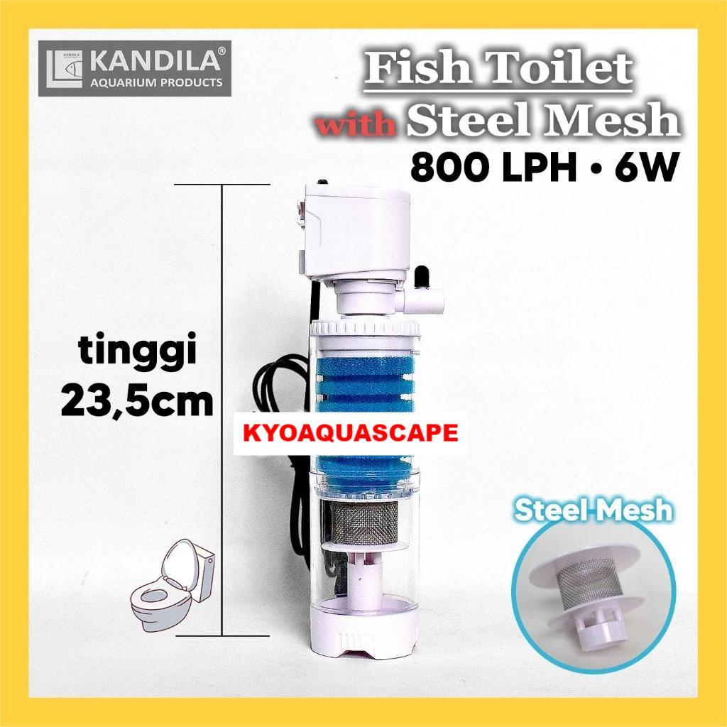 Jual Kandila TW 800 STEEL MESH Fish Toilet Internal Filter Pompa ...