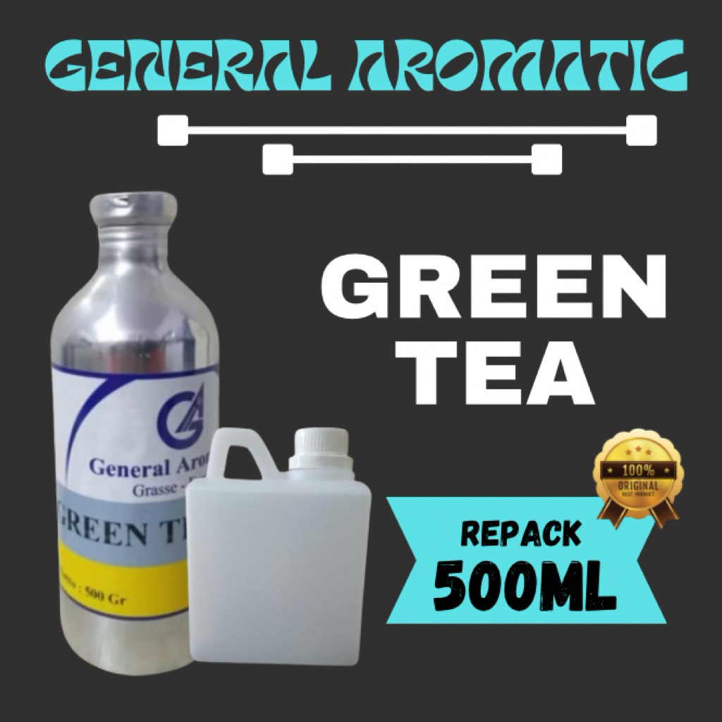 Jual GREEN TEA BY GENERAL AROMATIC - KEMASAN REPACK 500ML | Shopee ...