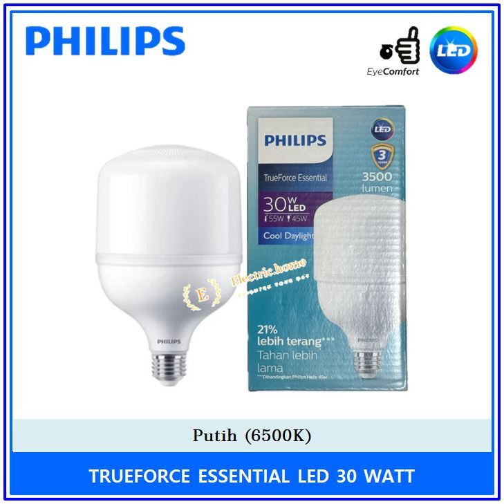 Jual PHILIPS LED ESSENTIAL 30W 30 WATT LED PHILIPS TRUEFORCE ESSENTIAL 30 W 30WATT PHILIPS PUTIH ...