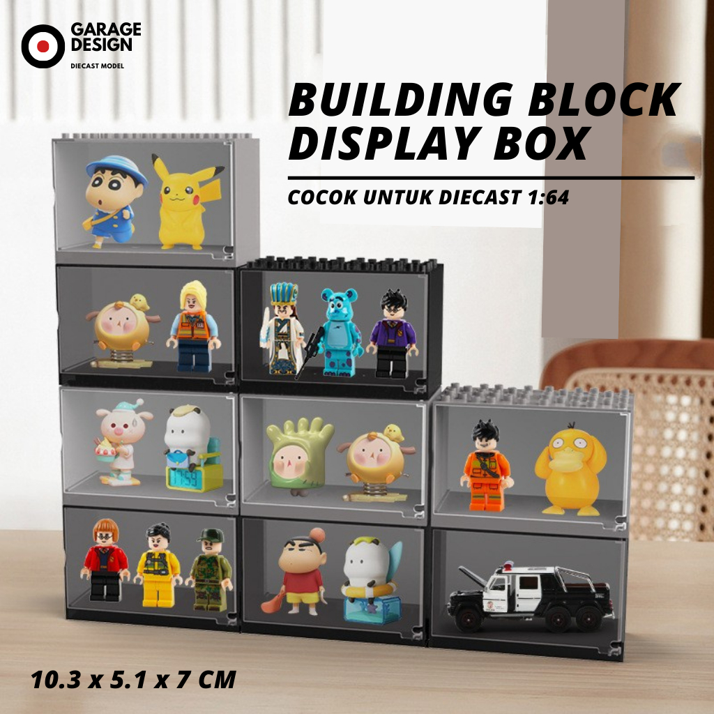 Jual Garage Design Building Block Display Box 10.3x5.1x7 CM cocok untuk ...