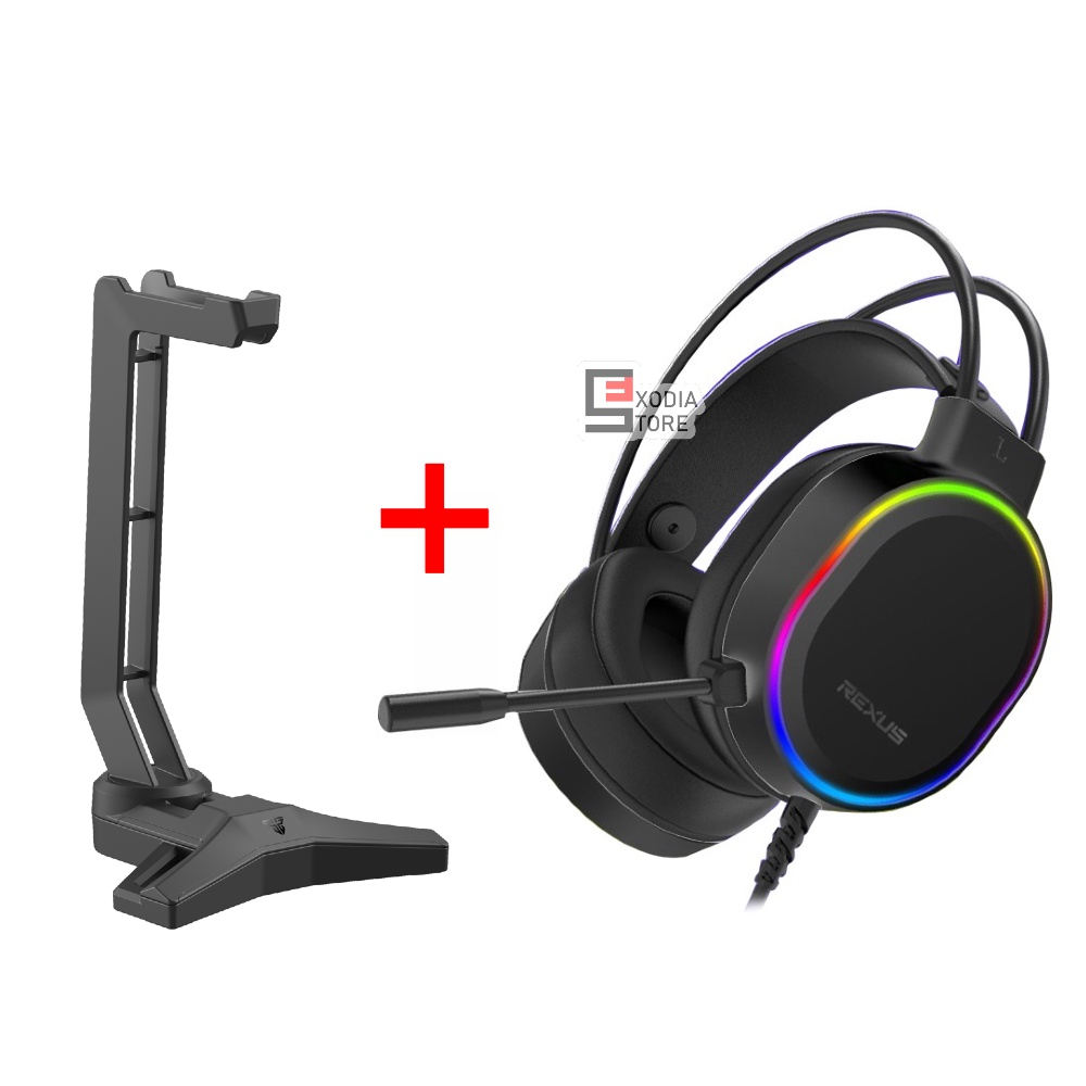 Jual Rexus Headset Gaming Thundervox HX9 RGB USB Plug Surround 7.1 with ...