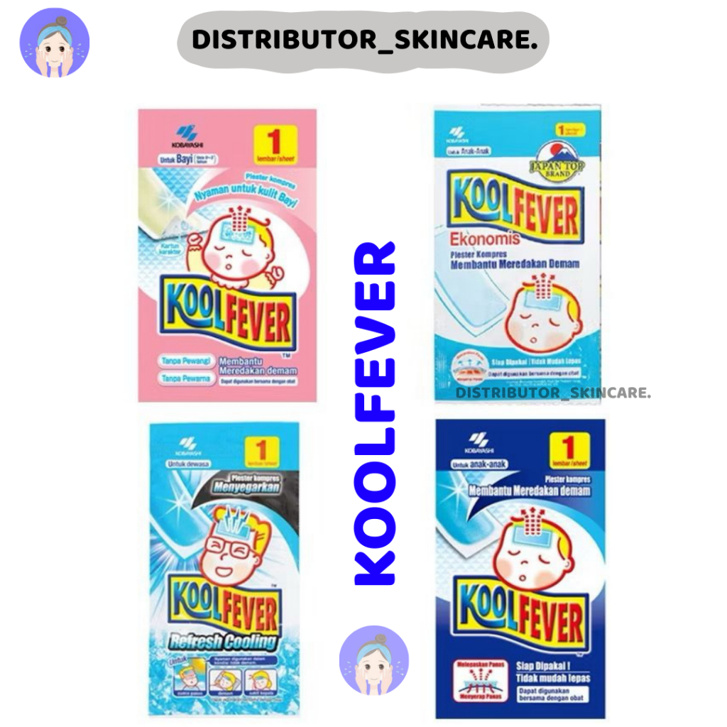 Jual KOOLFEVER Bayi/Anak/Dewasa / Kompres Bayi Kool Fever / Coolfever Byebye Fever / Kool Fever ...