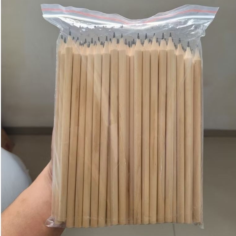 Jual Pensil Hotel Bulat Polos Serut Murah - 100 pcs | Shopee Indonesia