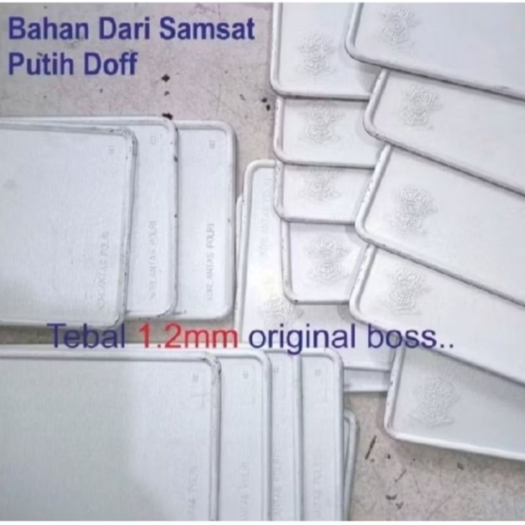 Jual Plat Nomor Motor, Bahan Plat Nomor Motor Ori, Plat Motor Logo ...