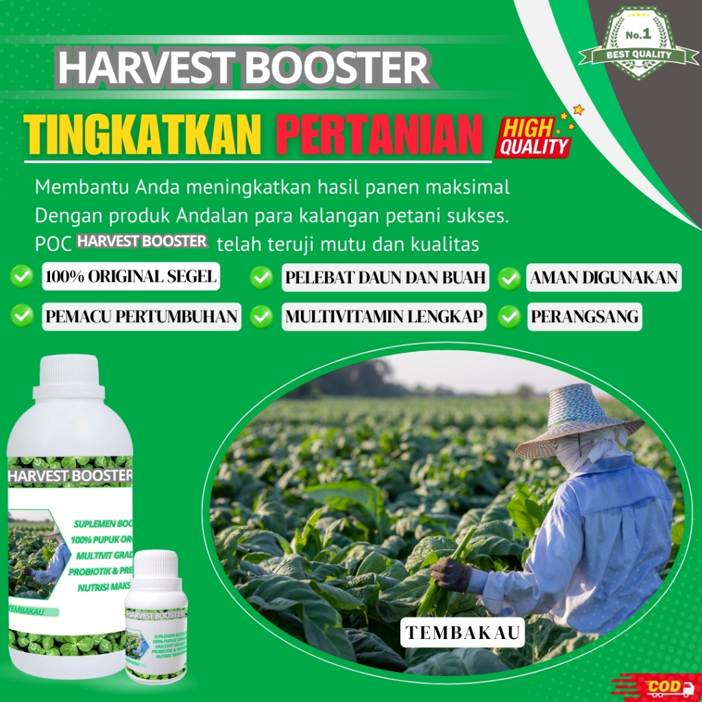 Jual PUPUK CAIR ORGANIK 100% original untuk tanaman TEMBAKAU Pemacu Pertumbuhan Pelebat Daun Dan ...