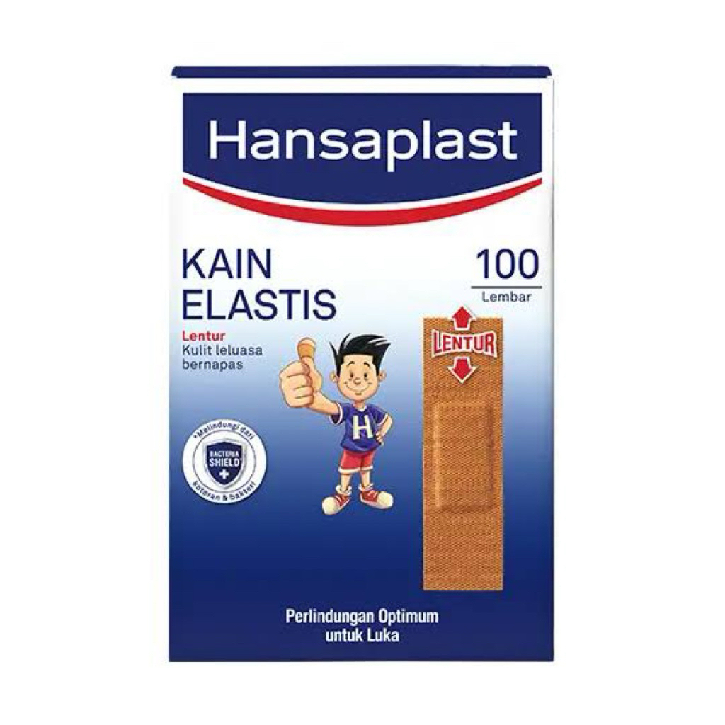 Jual HANSAPLAST / PLESTER LUKA KAIN ELASTIS ISI (100) | Shopee Indonesia