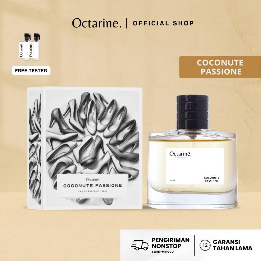 Jual Octarine - Parfum Wanita Tahan Lama Aroma Sweet Coconut Vanilla ...