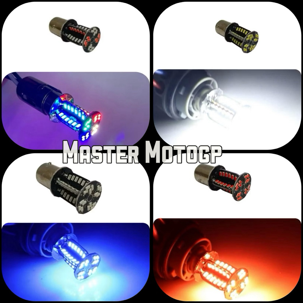 Jual lampu stop 64 led Smd Dc bholam bohlam stop LED 12 mata DC TSS Lampu stop LED 64 mata ...