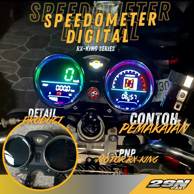 Jual Speedometer Spido Speedo Digital RxK RXK RX-king New Megapro Tiger ...