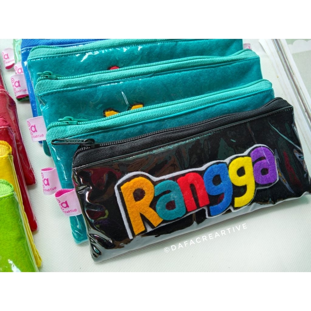 Jual DOMPET PENSIL CASE CUSTOMIZE - DESAIN HURUF NAMAby dafa creARTive ...