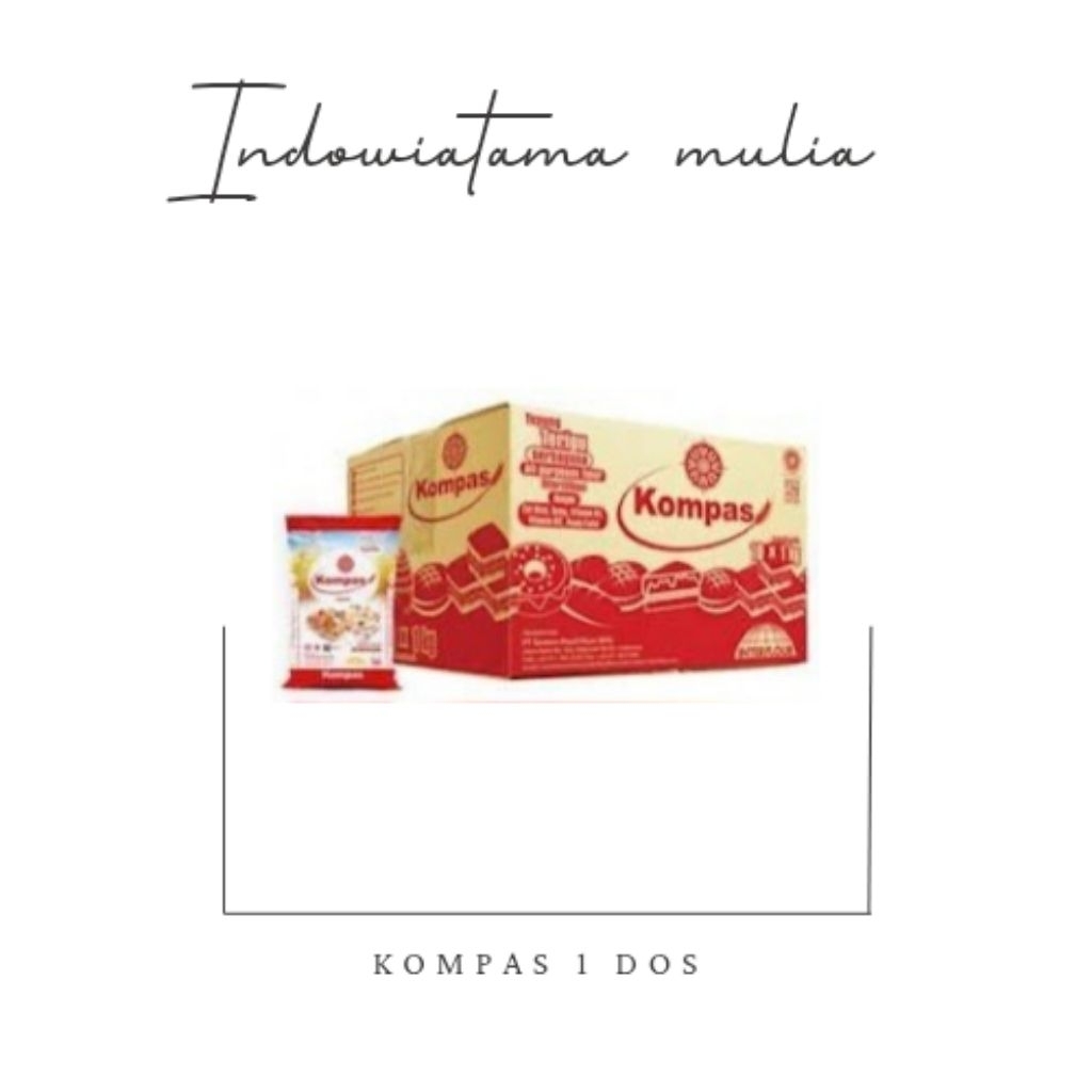 Jual TEPUNG TERIGO KOMPAS 1KG DOS | Shopee Indonesia