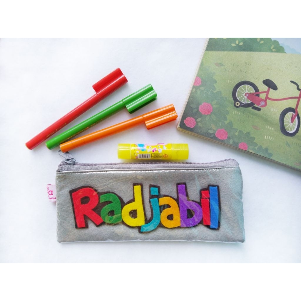 Jual DOMPET PENSIL CASE CUSTOMIZE - DESAIN HURUF NAMAby dafa creARTive ...