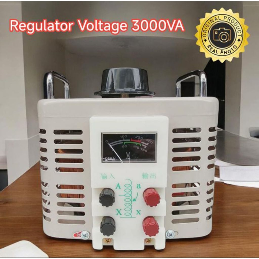 Jual Slide Regulator Transformer Single Phase 3000VA | Shopee Indonesia