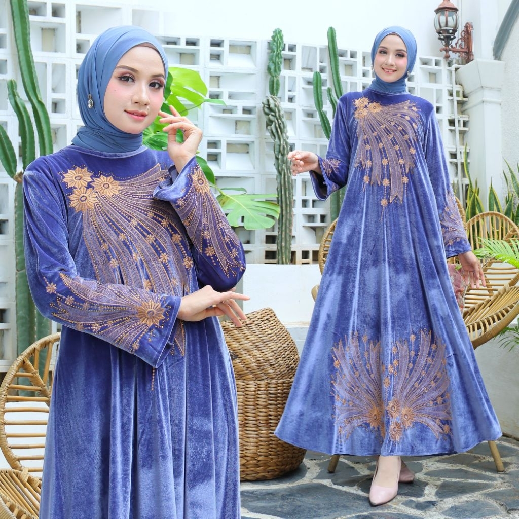 Jual GAMIS FULL PAYET BAHAN BLUDU | Shopee Indonesia