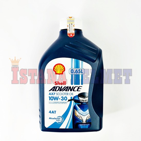 Jual OLI SHELL ADVANCE 4T AX7 MATIC SCOOTER 10W-30 (0,65L) | Shopee ...